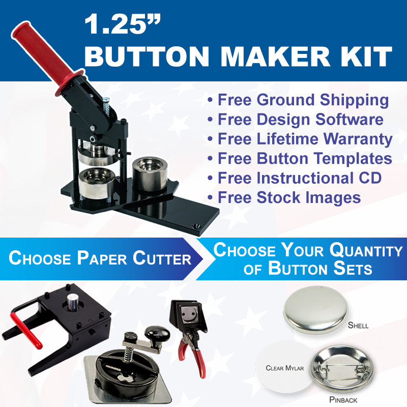1.25" Button Maker Kit – American Button Machines