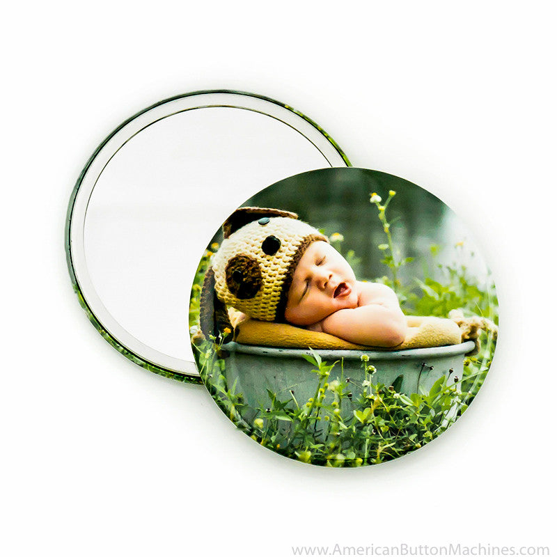 3'' Mirror Back Buttons – American Button Machines