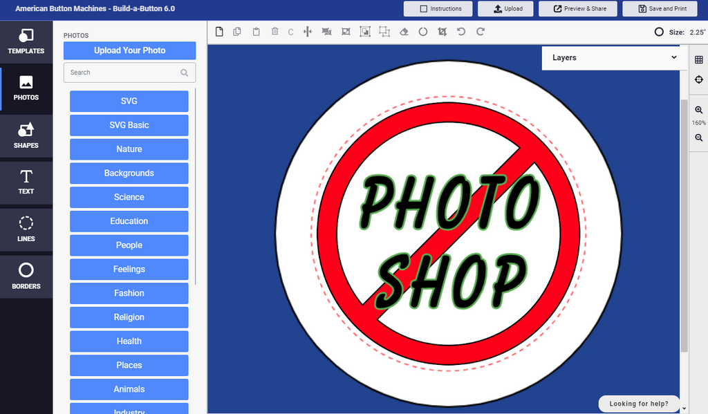 Build-a-Button Design Center - Version 6.0 Membership – American Button ...