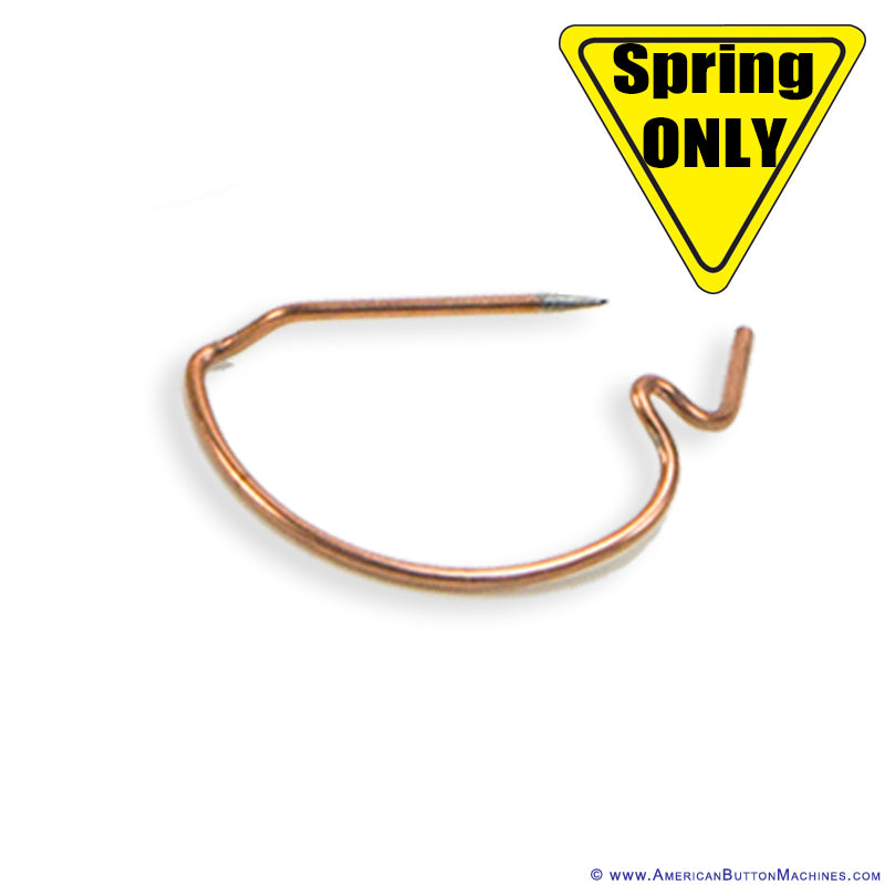 1" Spring Pins for Button Making – American Button Machines