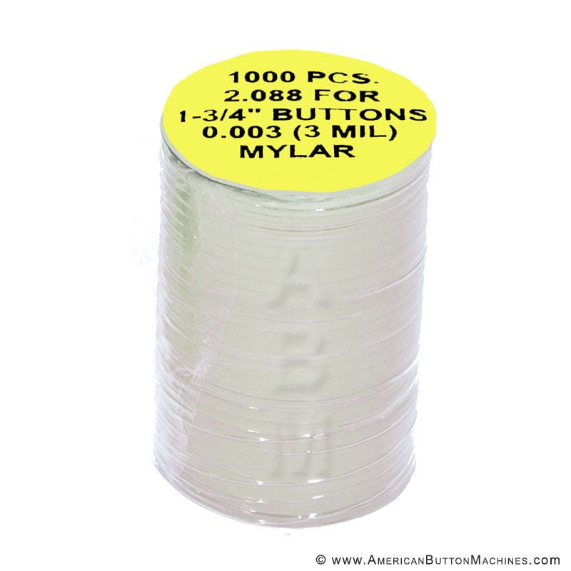 1.75" Mylar – American Button Machines