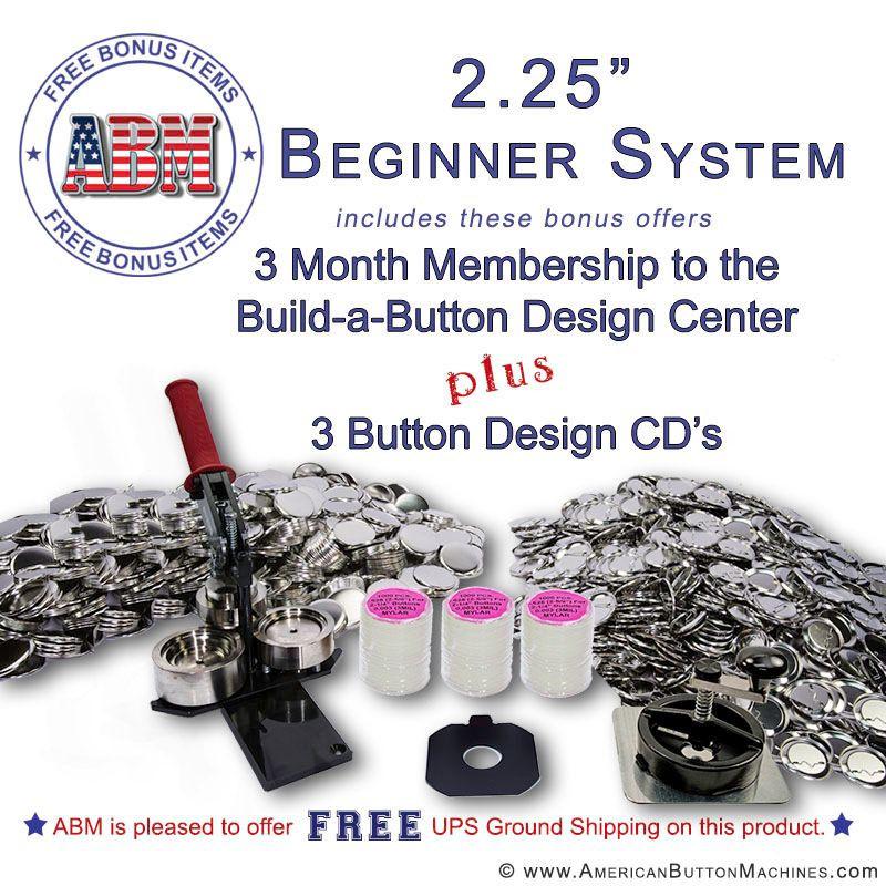 2.25" Button Maker Kit – American Button Machines